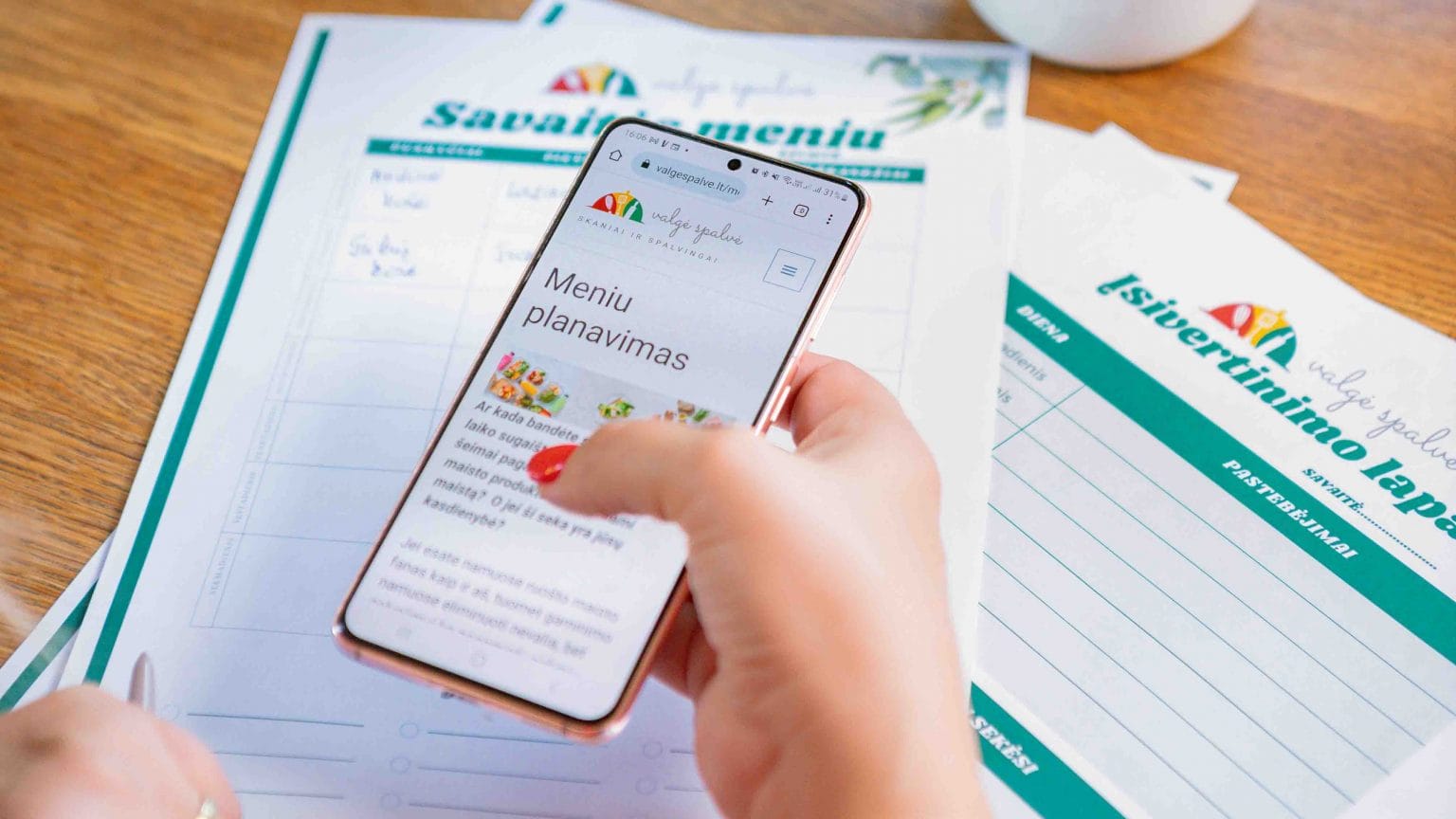 Savaitės meniu šeimai - Valgė Spalvė